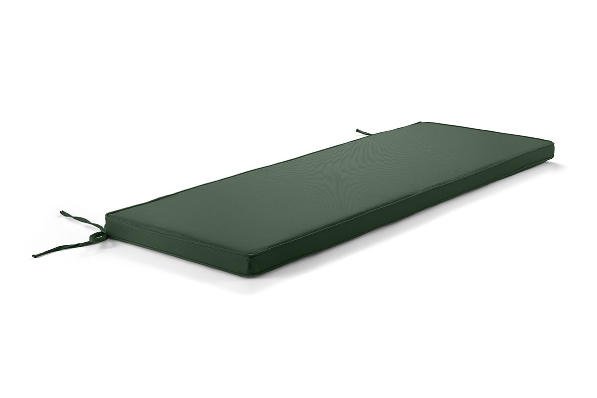 Green Garden Bench Cushion 1.5m