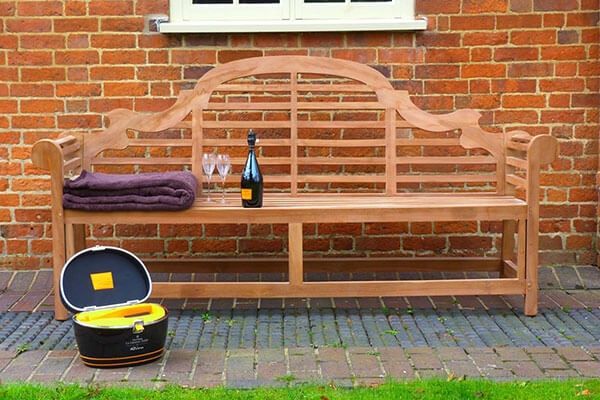 Wooden 5 Seater Garden Benches